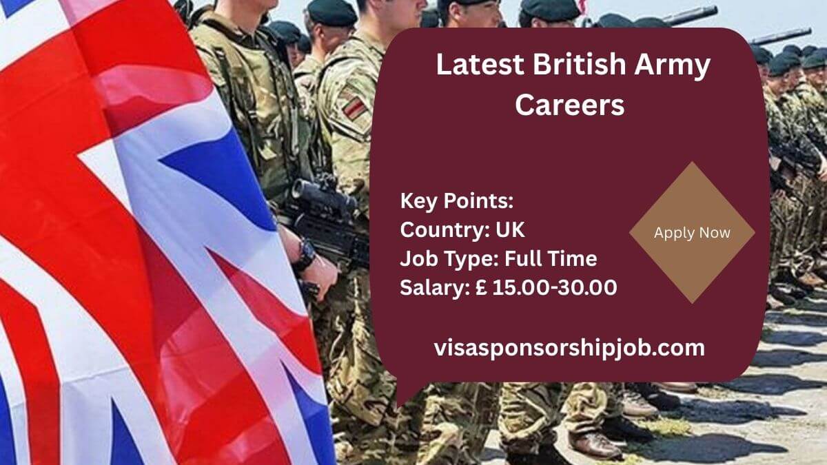 British Army Careers 2026: Open Roles for Foreign Applicants